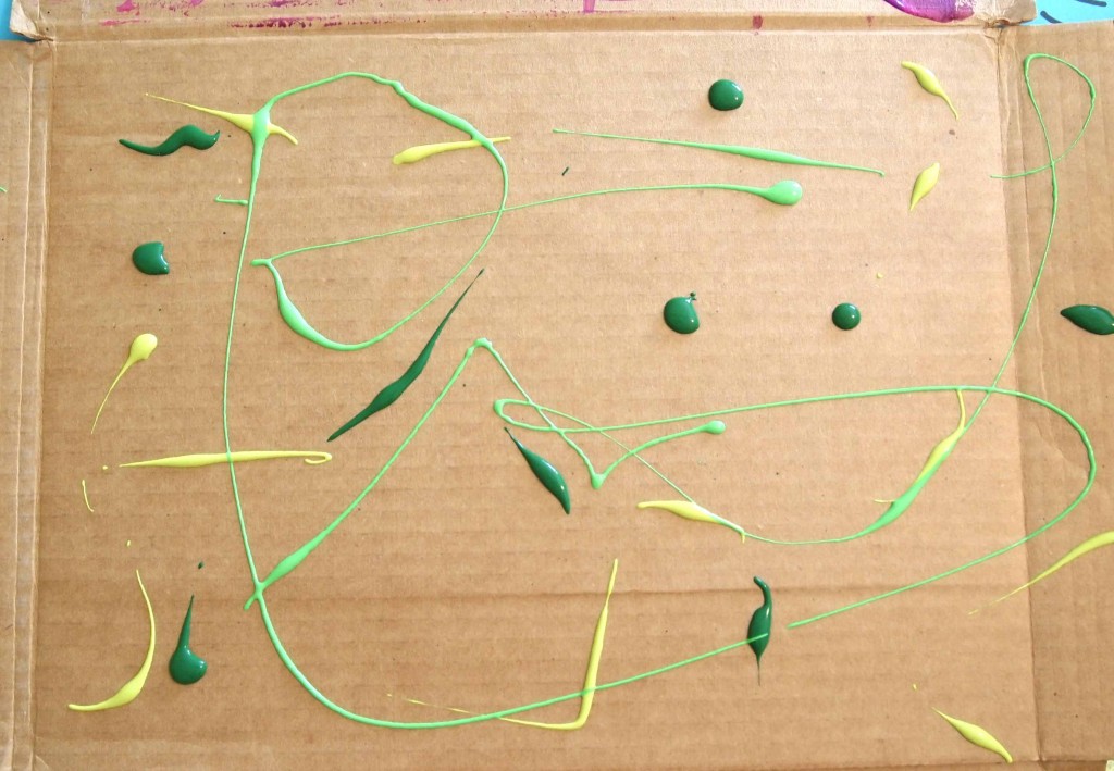 Spatula Painting - Carolyn Dube