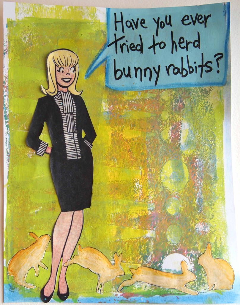 Herding Bunny Rabbits - Carolyn Dube